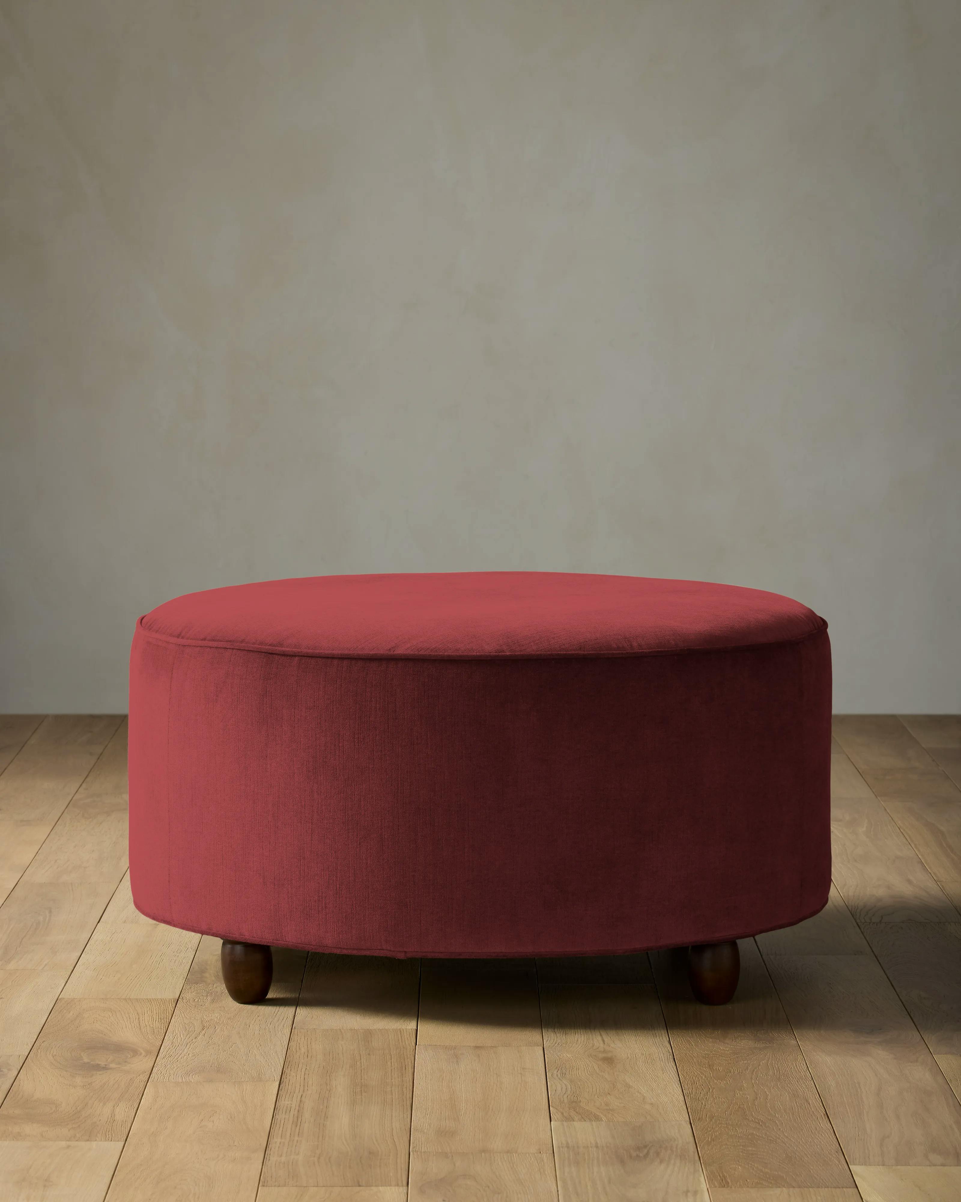 Brynn Cylinder Ottoman | Joon Loloi